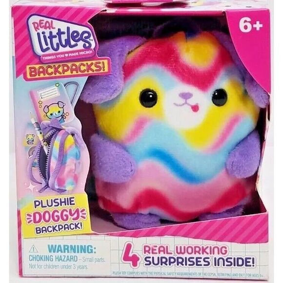 REAL LITTLES | Toys | Real Littles Backpacks Plushie Doggy Backpack ...